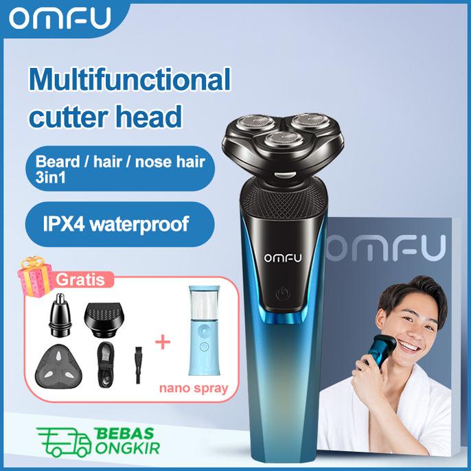 Jual OMFU Alat Cukur Electric Jenggot 3 in 1 Multifunction alat ...