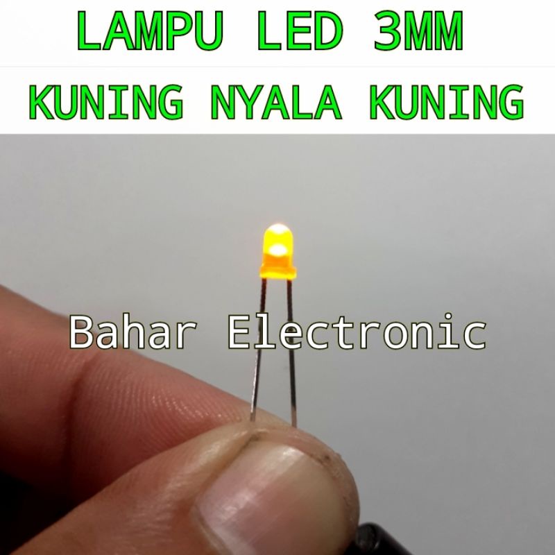 Jual Lampu Led 3MM Kuning Nyala Kuning | Shopee Indonesia