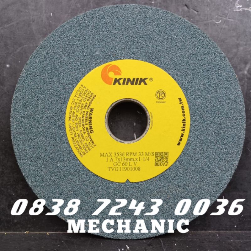 Jual Batu Gerinda Duduk Asah 7" Inch GRIT GC 60 1 A X 7" X 13 MM 1-1/4 ...