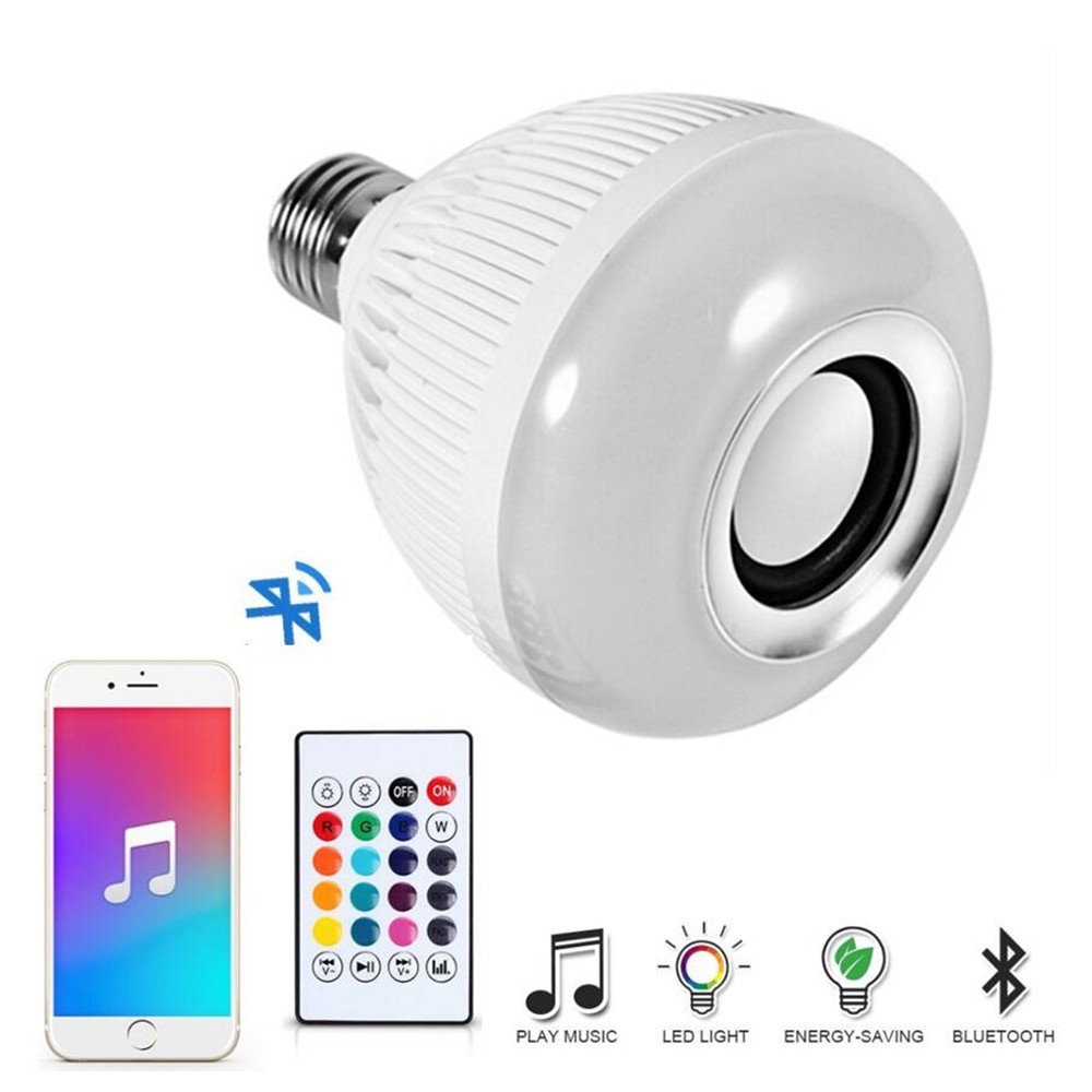 Jual Bohlam LED RGB E27 dengan Speaker Bluetooth 6W | Shopee Indonesia