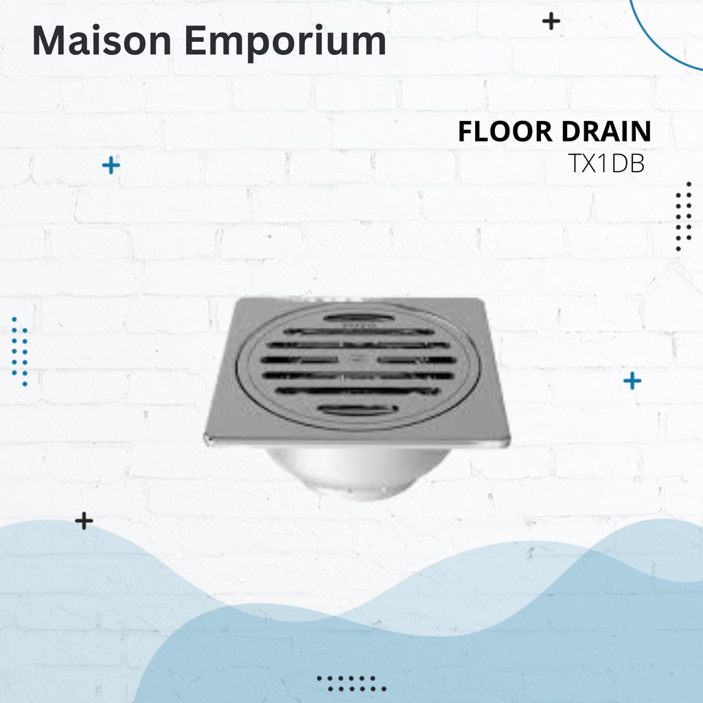 Jual Floor Drain TOTO TX1DB /Pembuangan Saringan Kamar Mandi Toilet TX 1 DB | Shopee Indonesia