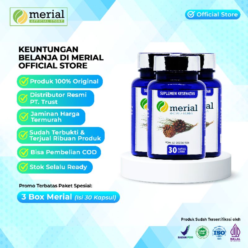 Jual Merial Red Pine Korea Original - 3 box atasi Kolesterol dan ...