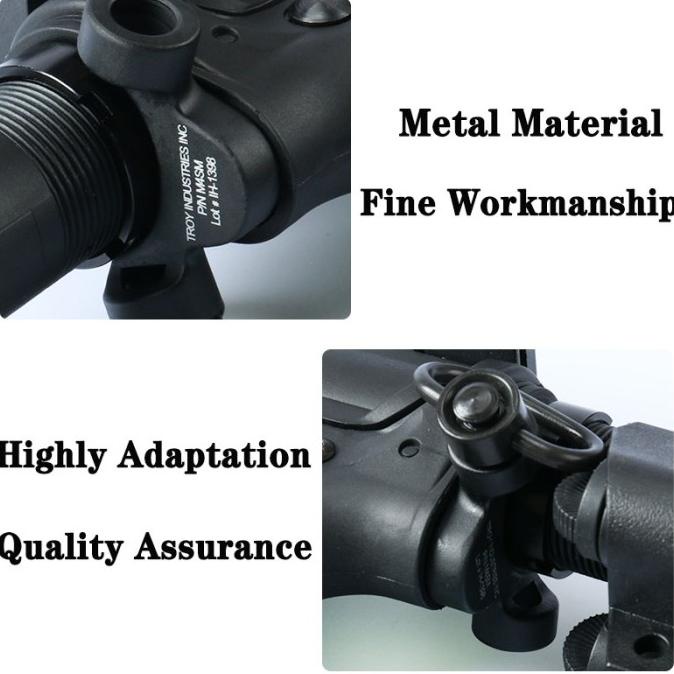 Jual swivel spacer QD troy industries sling mount airsoft m4 hk416 aeg ...