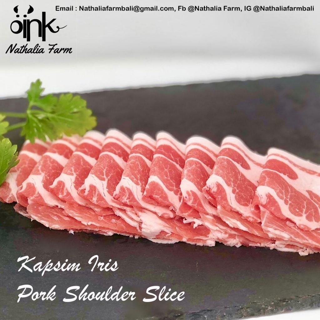 Jual Kapsim Slice - Pork Shoulder Slice 300gram - Daging Babi Organik ...