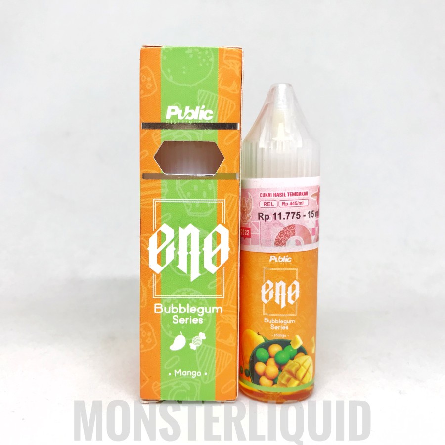 Jual SALT ENO BUBBLEGUM SERIES MANGO BY PUBLIC 30MG 15ML | Shopee Indonesia