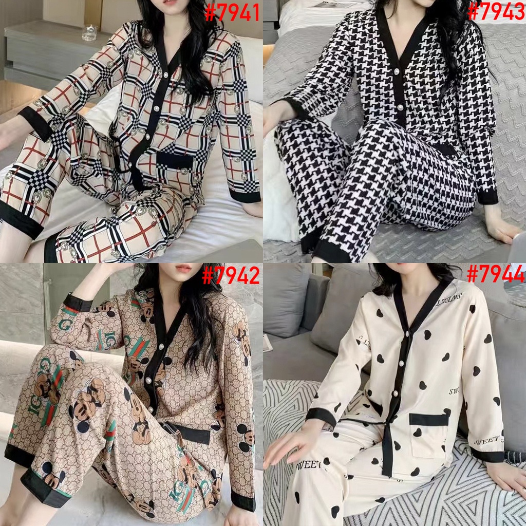 Jual PREMIUM Piyama Korea JUMBO Baju Tidur Wanita Dewasa Bahan Satin ...