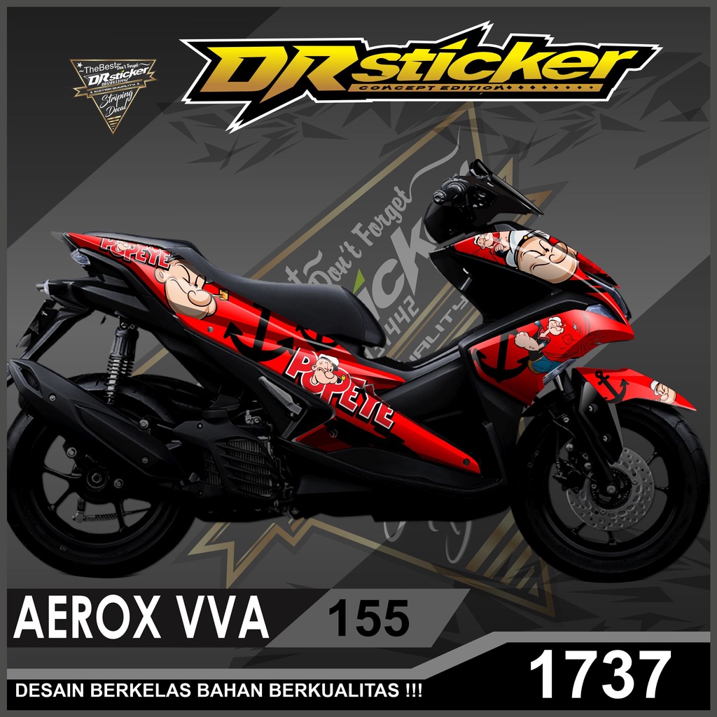 Jual Stiker aerox 155 full body Aerox 155 VVA variasi motor desain ...