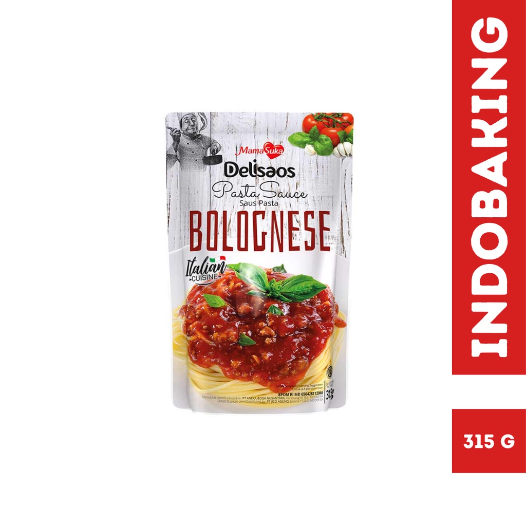 Jual Mamasuka Delisaos Saus Spaghetti Bolognese Spicy Arrabbiata Creamy Rose 315g | Shopee Indonesia