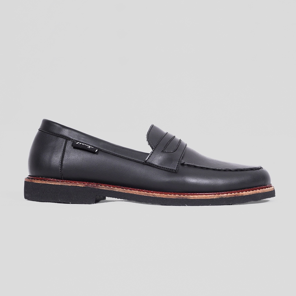 Jual Prodigo * Sepatu pria Timor hitam Slip On | Loafer | Sepatu Low ...