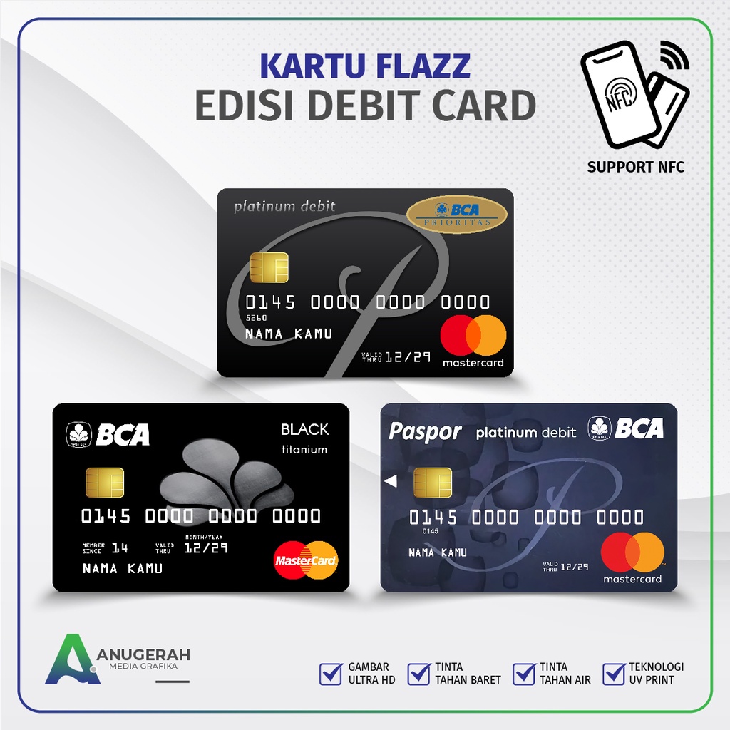 Jual Kartu Flazz BCA Gen 2 Motif Platinum | Shopee Indonesia