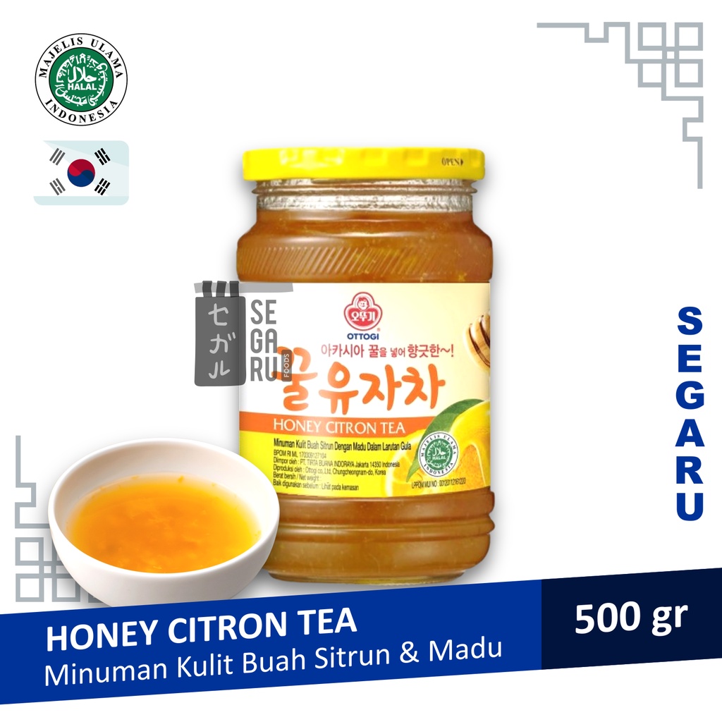 Jual Ottogi Honey Citron Tea Yuzu Korea Yujacha Korea Halal MUI 500 ...