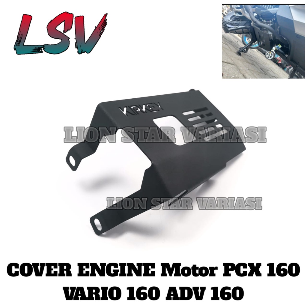 Jual Cover Engine Guard Pelindung Mesin Bawah ADV 160 PCX 160 VARO 160 Bahan Besi Tebal | Shopee ...