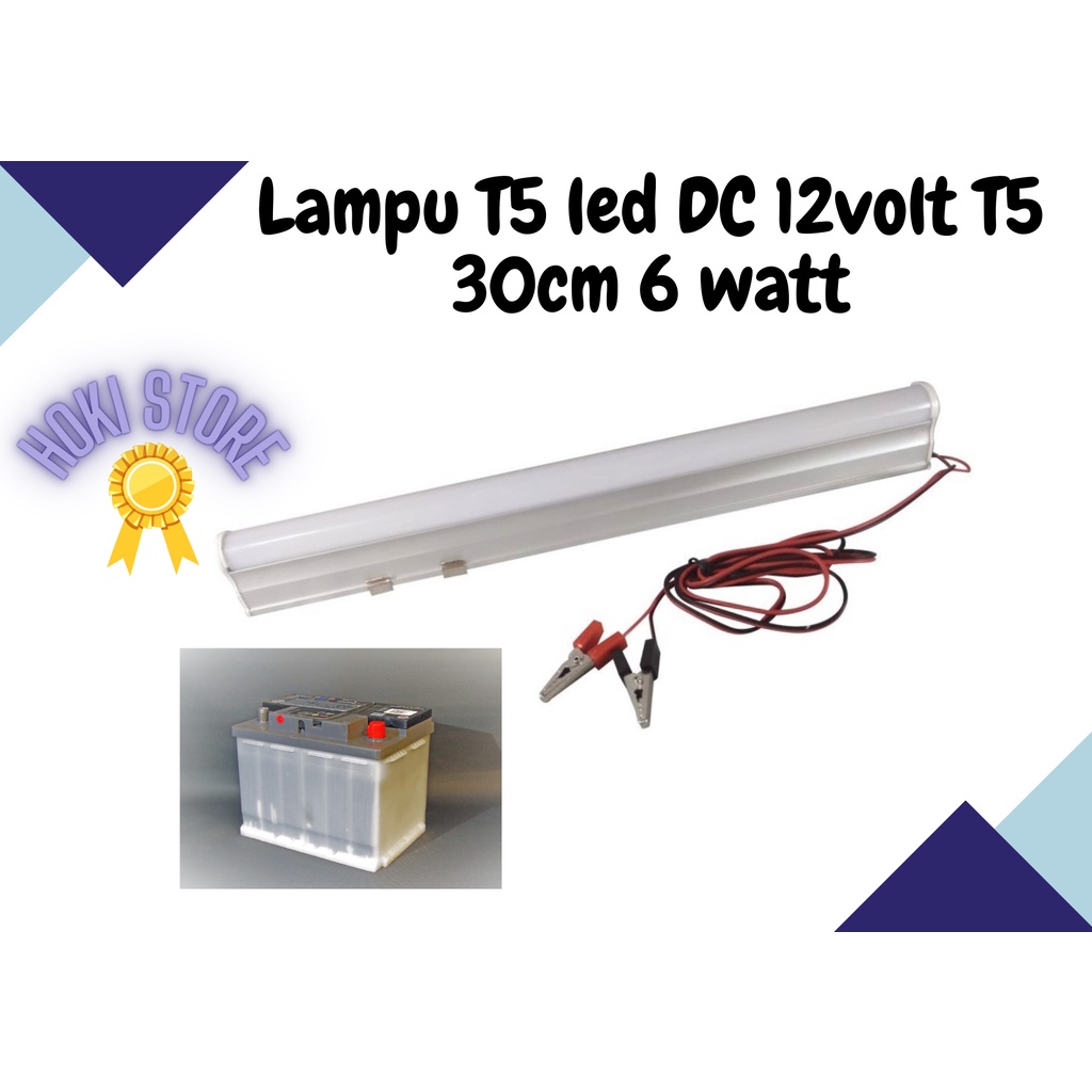 Jual Lampu T5 LED DC 12volt T5 30cm 6Watt | Shopee Indonesia