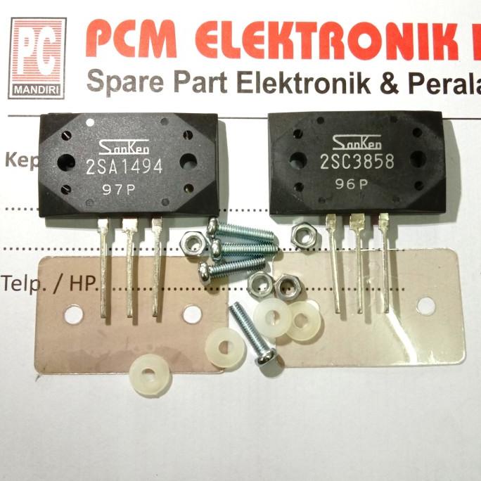 Jual Sanken 2SA1494 2SC3858 Sanken Original 1494 3858 pcmelektrob9090 Murah | Shopee Indonesia