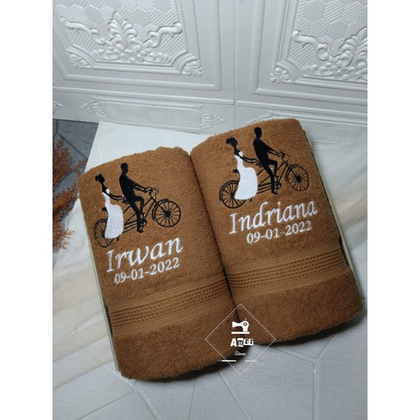 Jual Satu hari langsung jadi handuk wedding couple buat seserahan ...