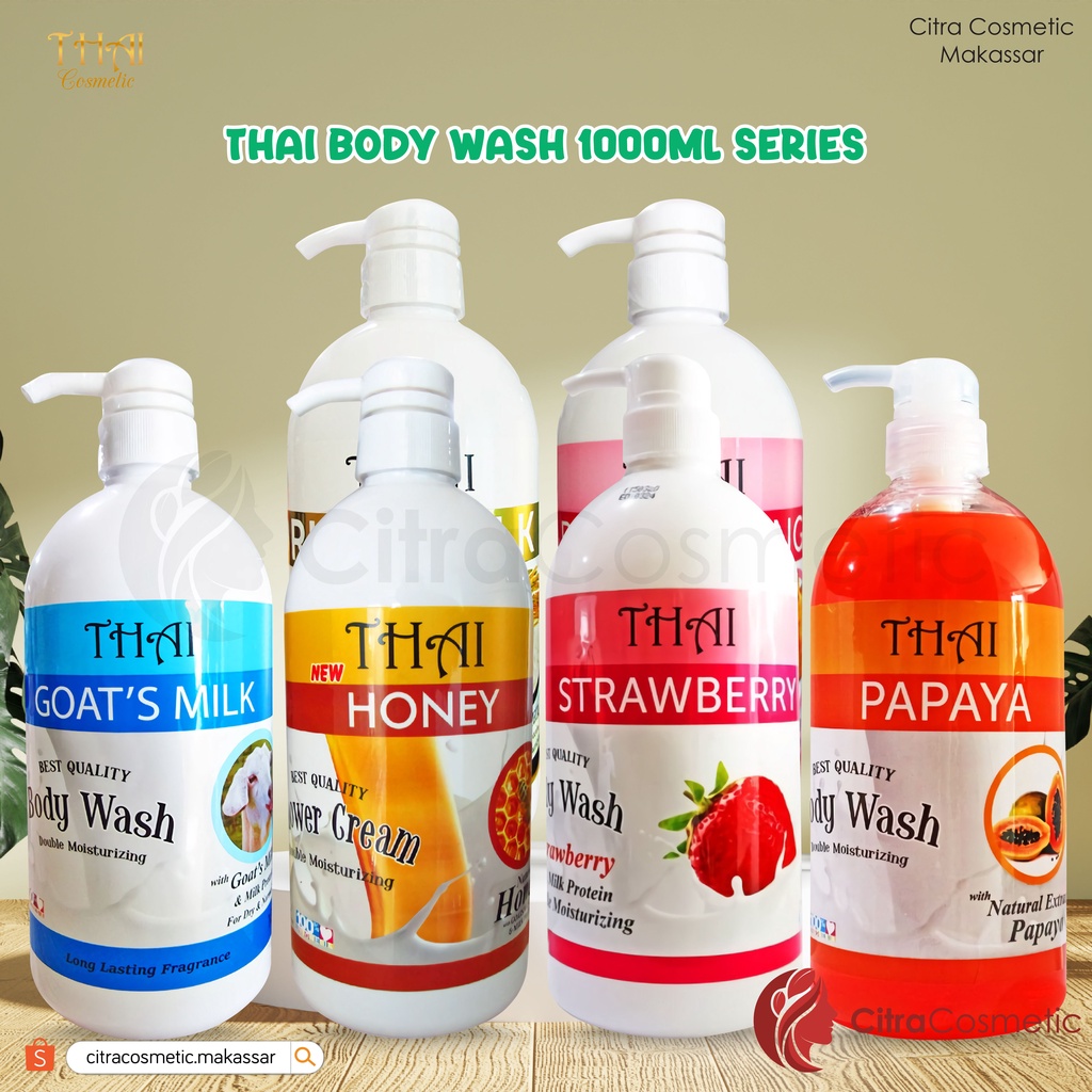 Jual Thai Body Wash Series 1000 Ml | Shopee Indonesia
