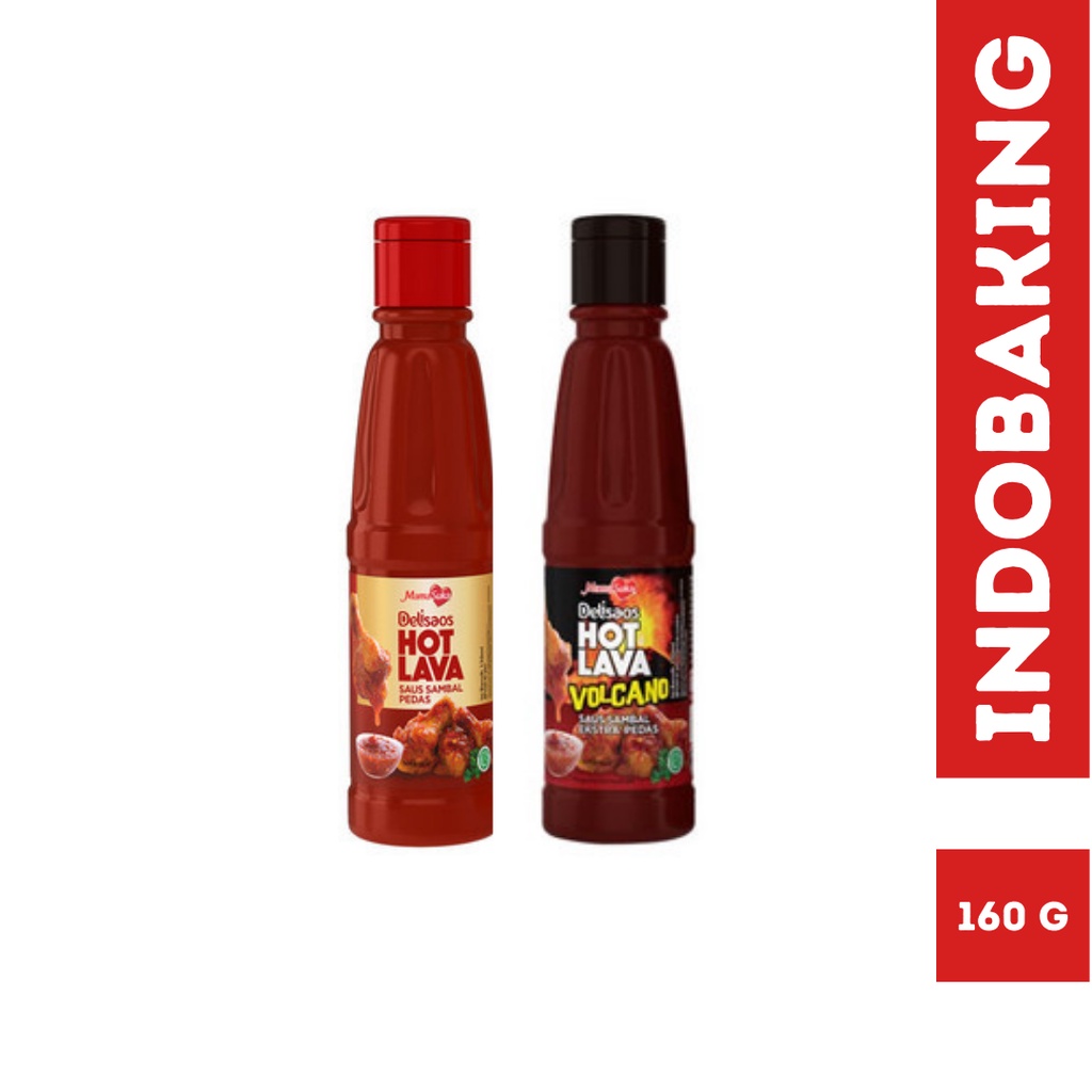 Jual Mamasuka Delisaos Hot Lava Volcano Sauce Halal 160g Saus Sambal ...