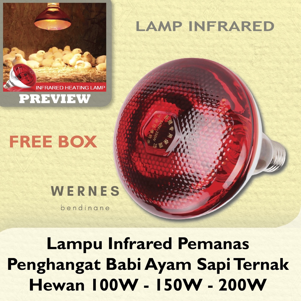 Jual Lampu Infrared Lampu Pemanas Penghangat Babi Ayam Sapi Ternak ...