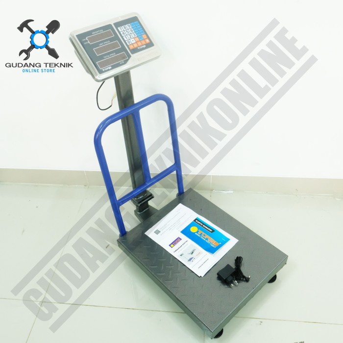 Jual Timbangan Digital Duduk Dua Sisi Rail Charger 150 Kg TORA / Digital Scale Double Display ...