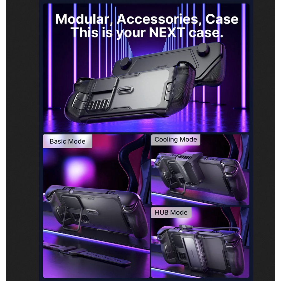 Jual JSAUX ModCase Case For Steam Deck Casing Steam Deck JSAUX Modular ...