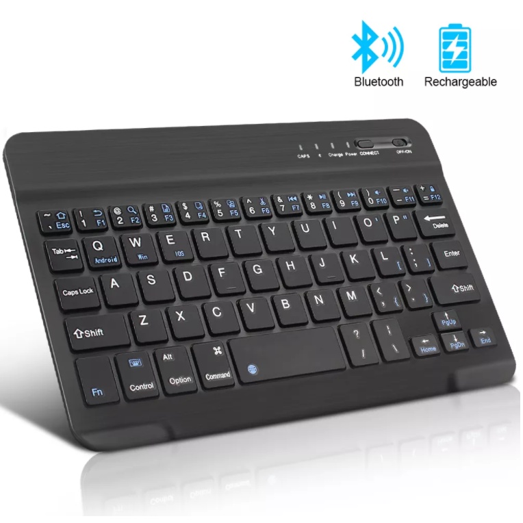 Jual PP Keyboard Bluetooth Ultra Slim Mouse Original Tipis Portable ...