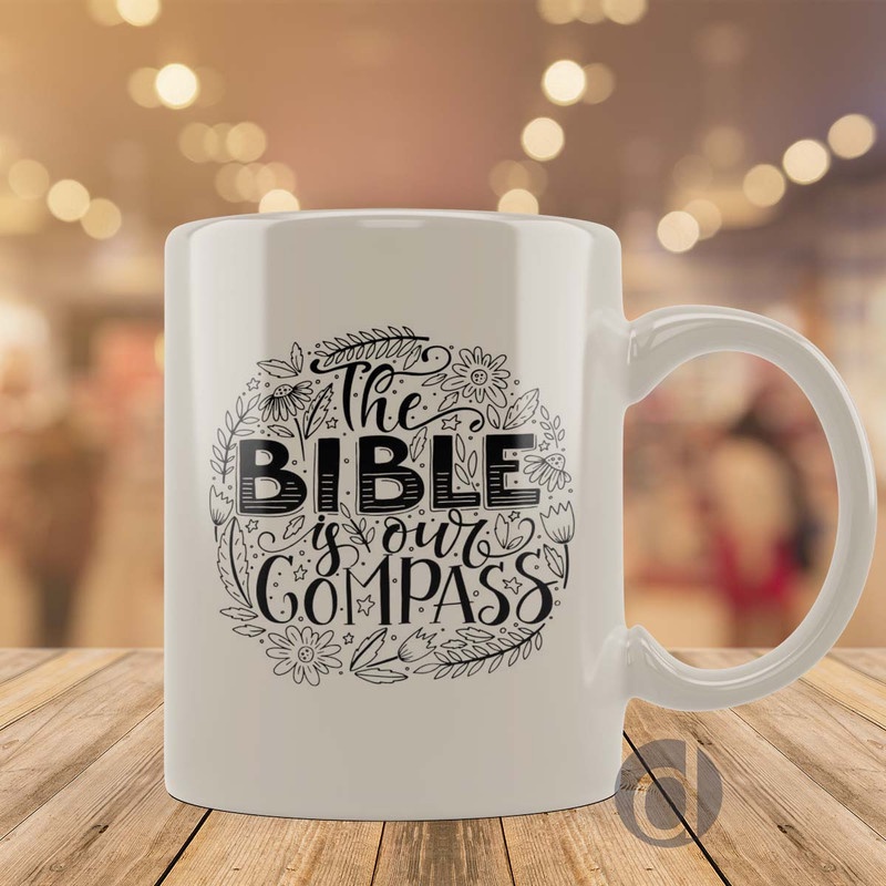 Jual Mug Gelas Lettering huruf agama vektor lettering ilustrasi stok ...