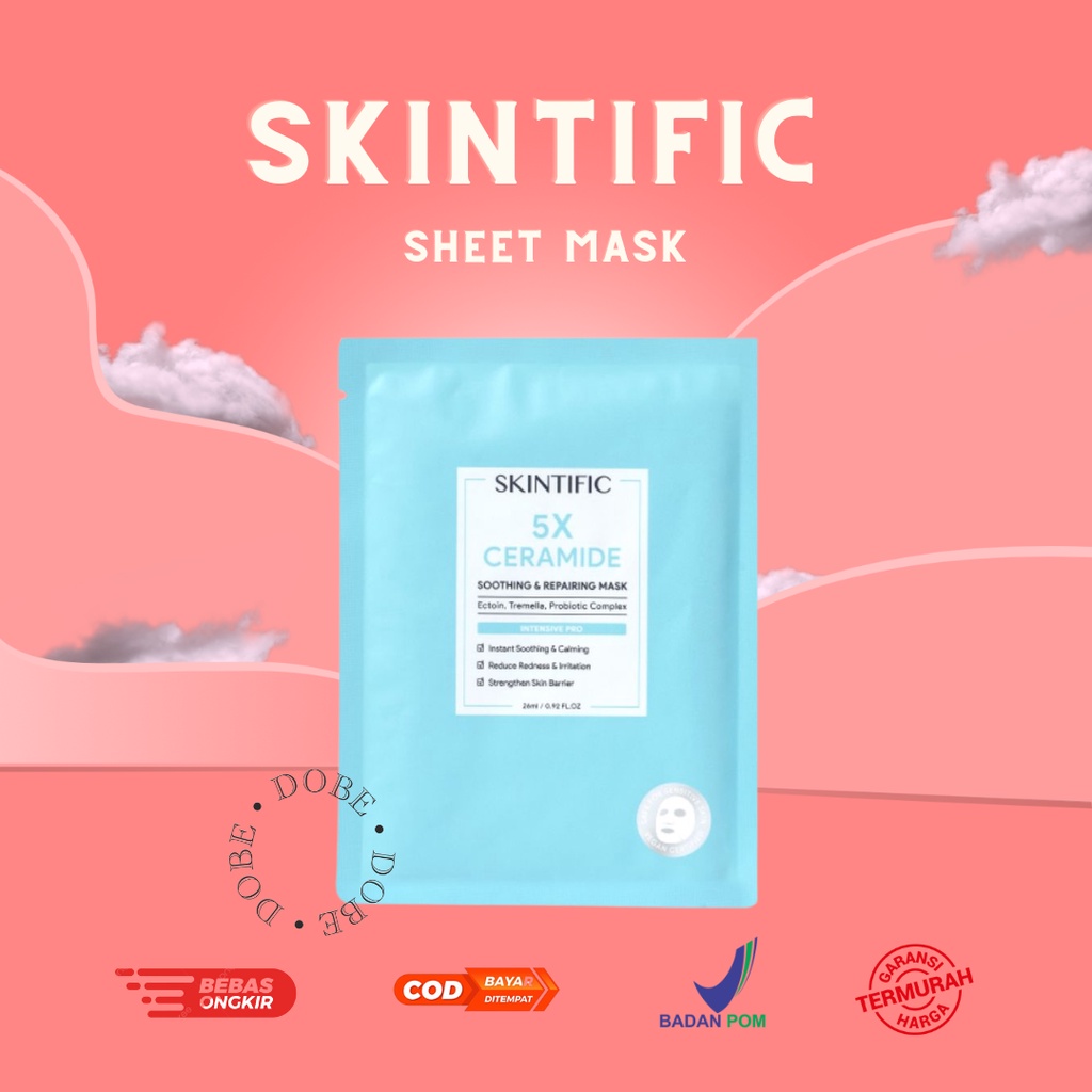 Jual SKINTIFIC 5x Ceramide Soothing Sheet Mask | Shopee Indonesia