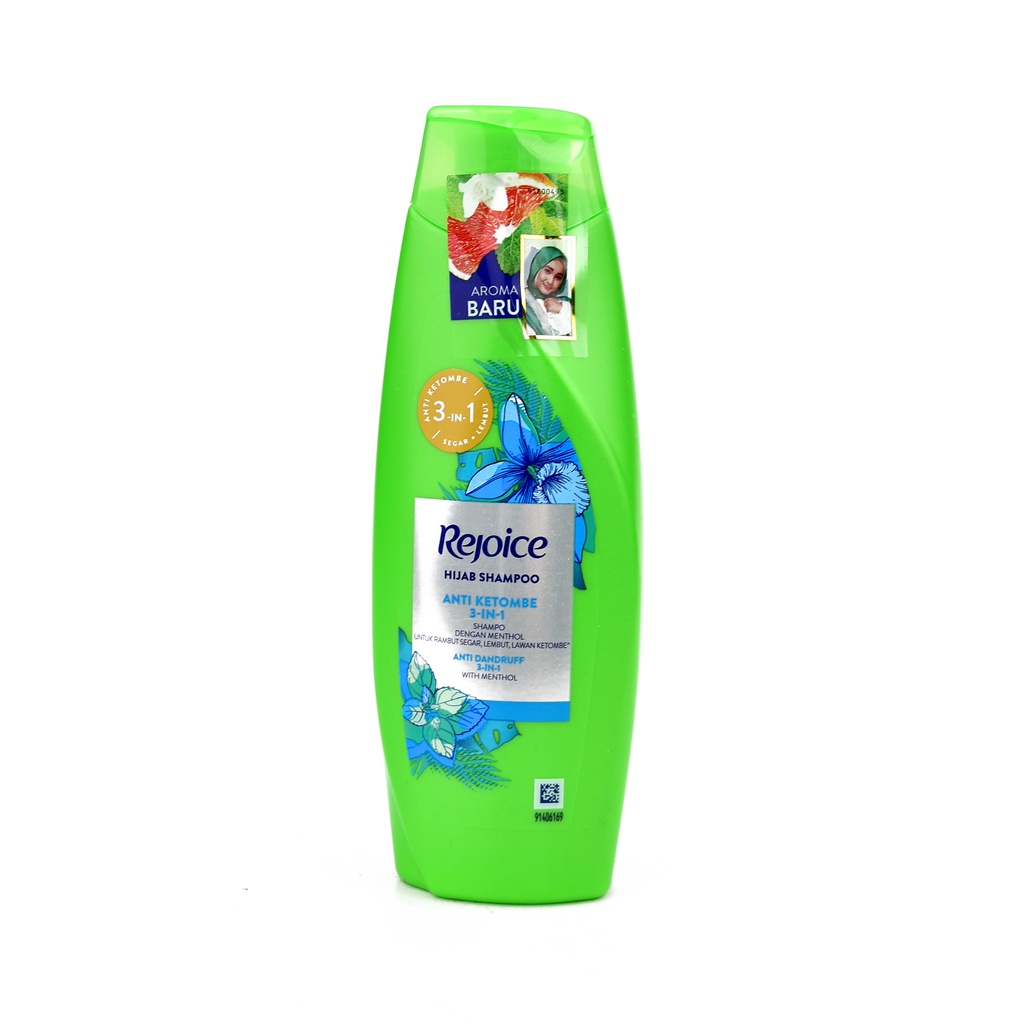 Jual SAMPO REJOICE SHAMPOO HIJAB 3 IN 1 ANTI KETOMBE 150 ML | Shopee Indonesia