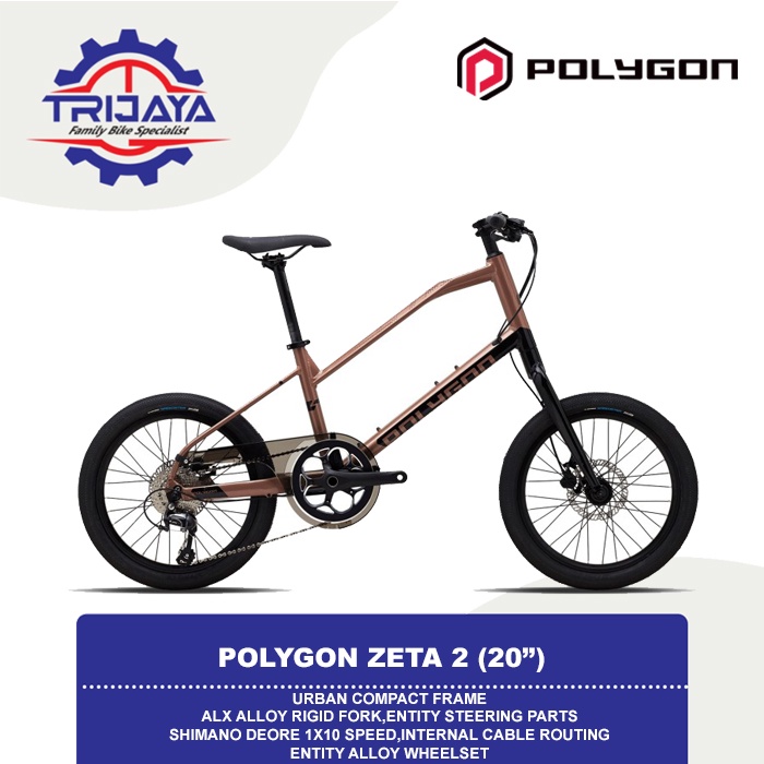 Jual Polygon Zeta 2 [20 inch] Sepeda Mini Velo 10 Speed Urban Bike ...