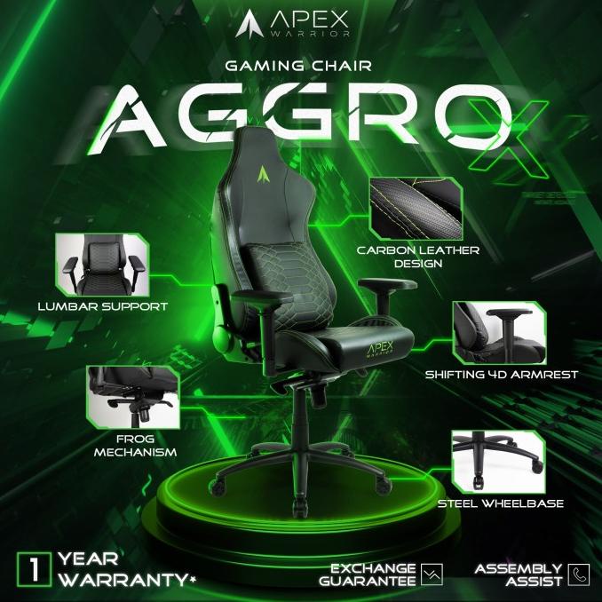 Jual Apex Warrior Aggro X Premium Leather Kursi Gaming Chair Frog ...