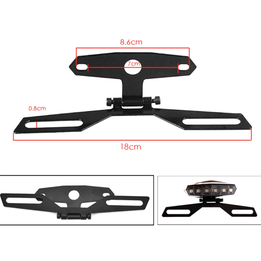 Jual Bracket Breket Holder Plat Nomor & Lampu UNIVERSAL KLX CRF WR ...