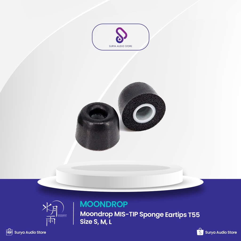 Jual Moondrop MIS-TIP Sponge Eartips T55 | Shopee Indonesia