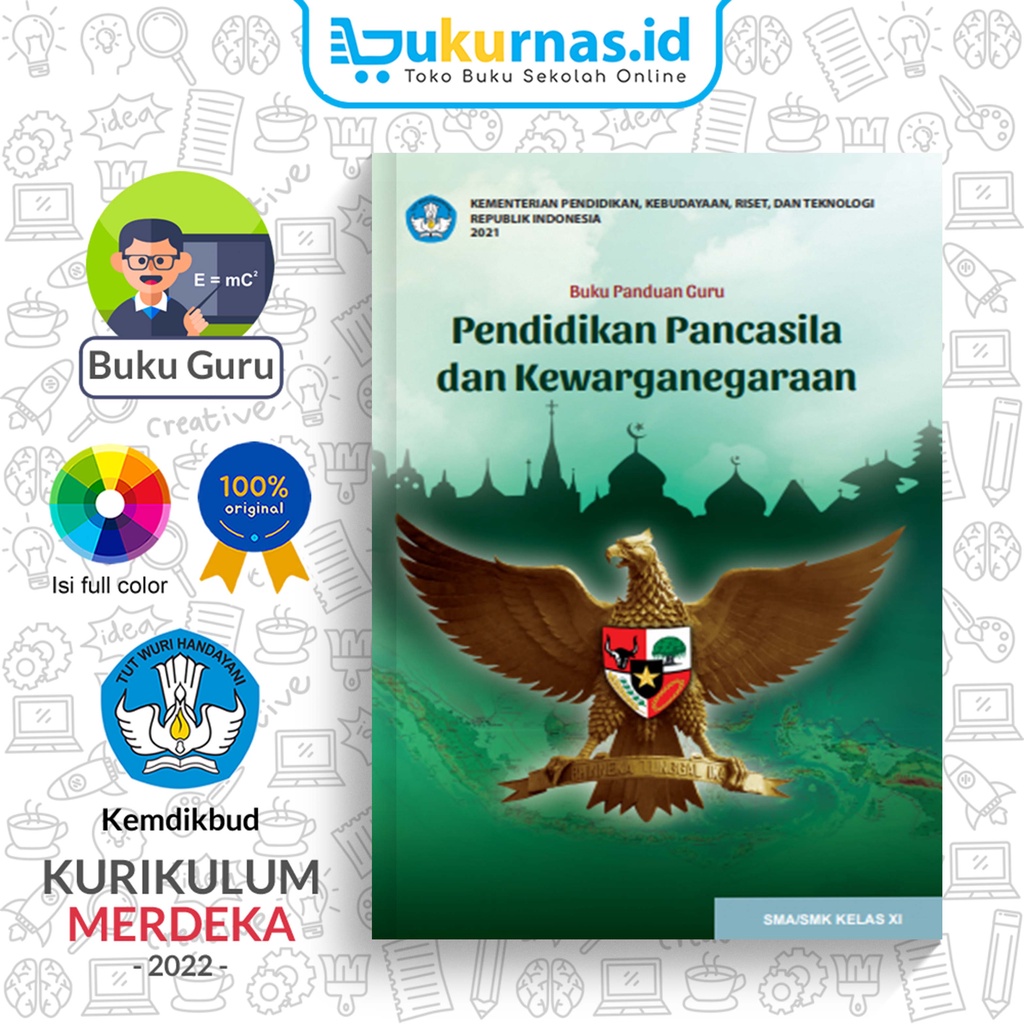 Jual Buku Panduan Guru Pendidikan Pancasila dan Kewarganegaraan SMA/SMK Kelas 11 K-Merdeka ...