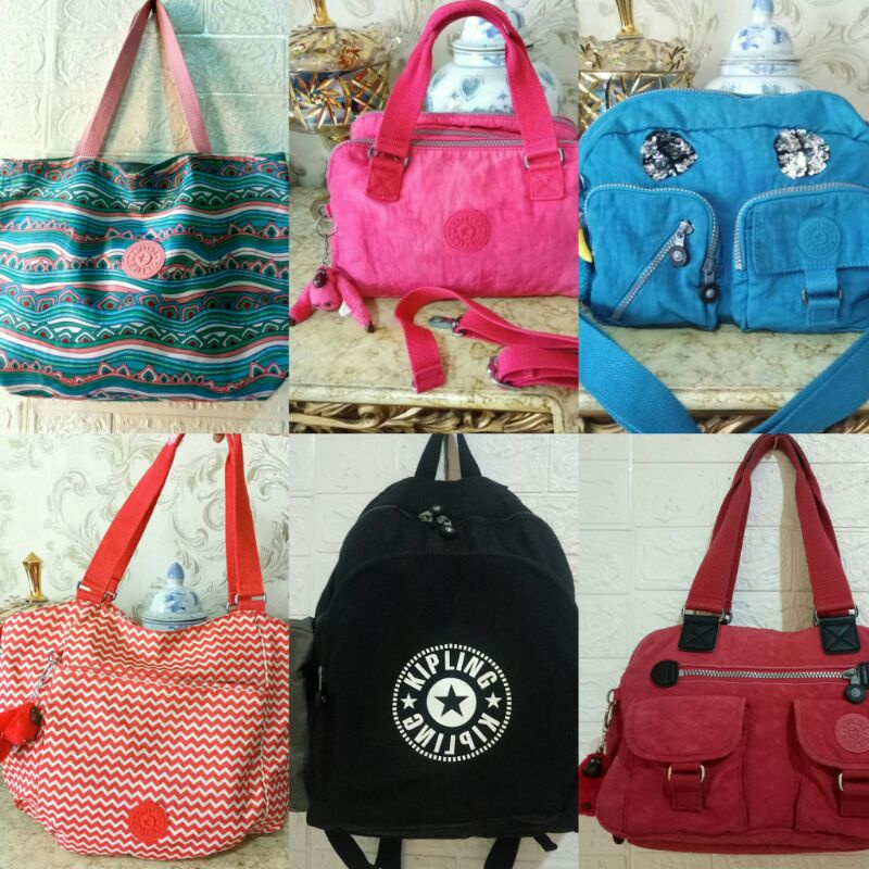 Jual KIPLING - Preloved Sling Bag/Tote Bag/Hand Bag/Ransel Bag Branded ...