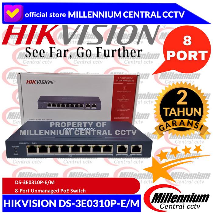 Jual POE SWITCH HIKVISION 8 PORT DS-3E0310P-E/M UNMANAGED POE SWITCH ...