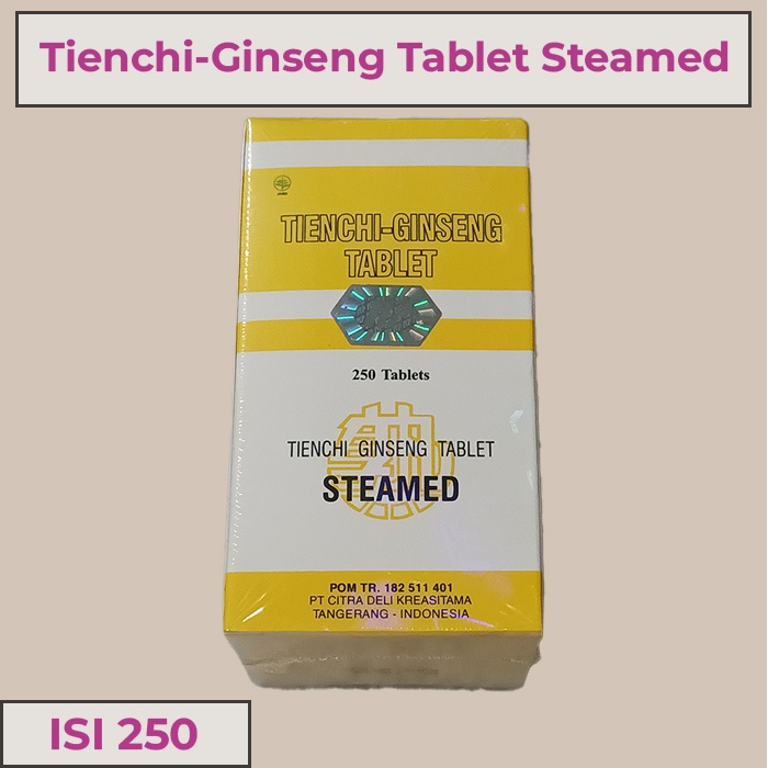 Jual Tienchi Ginseng Tablet Steamed Isi 250 | Shopee Indonesia
