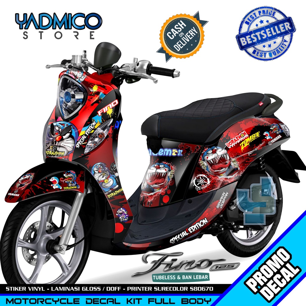 Jual Decal Fino 125 Full Body - Stiker Motor Fino 125 Full Body ...