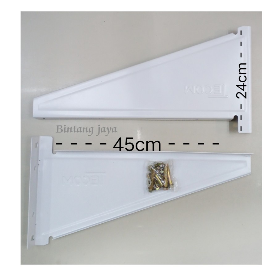 Jual Bracket dudukan outdoor ac 1,5pk 2pk TEBAL Tecom + baut dinabolt ...