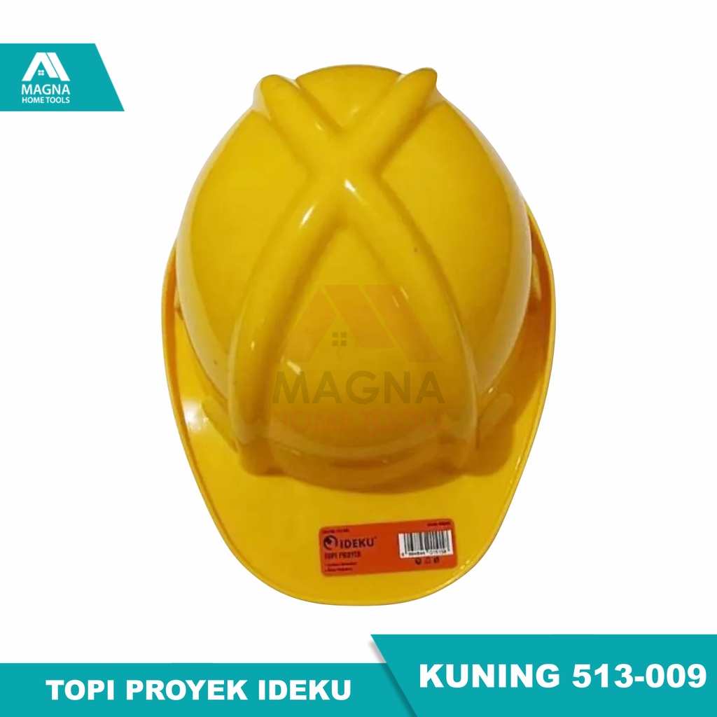 Jual TOPI PROYEK/BANGUNAN/SAFETY IDEKU/JCK KUNING/BIRU/PUTIH 513-009 ...