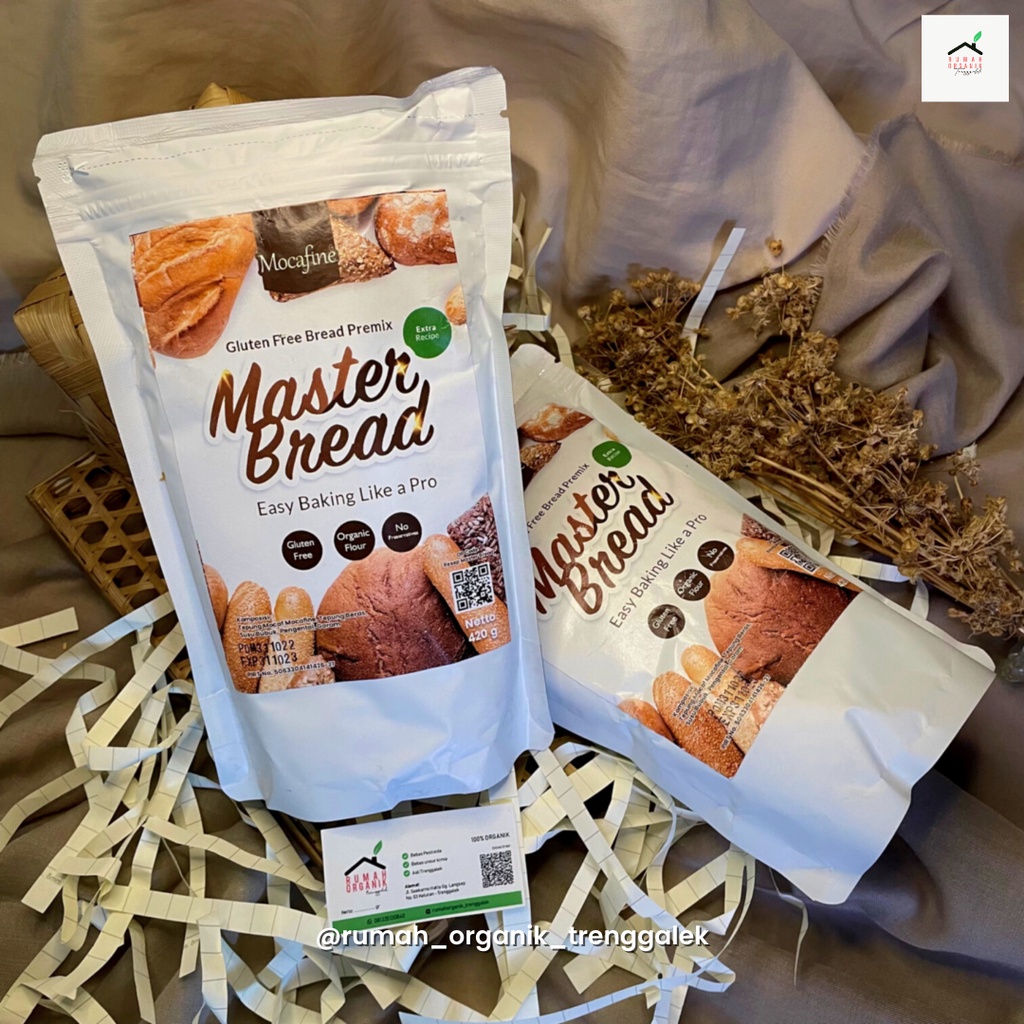 Jual Mocafine Master Bread 420gr | Gluten Free - Bread Flour | Shopee ...