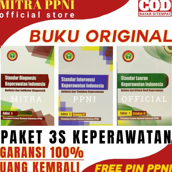 Jual Buku PAKET 3S SDKI SIKI SLKI Original Buku Keperawatan PPNI Terbaru | Shopee Indonesia