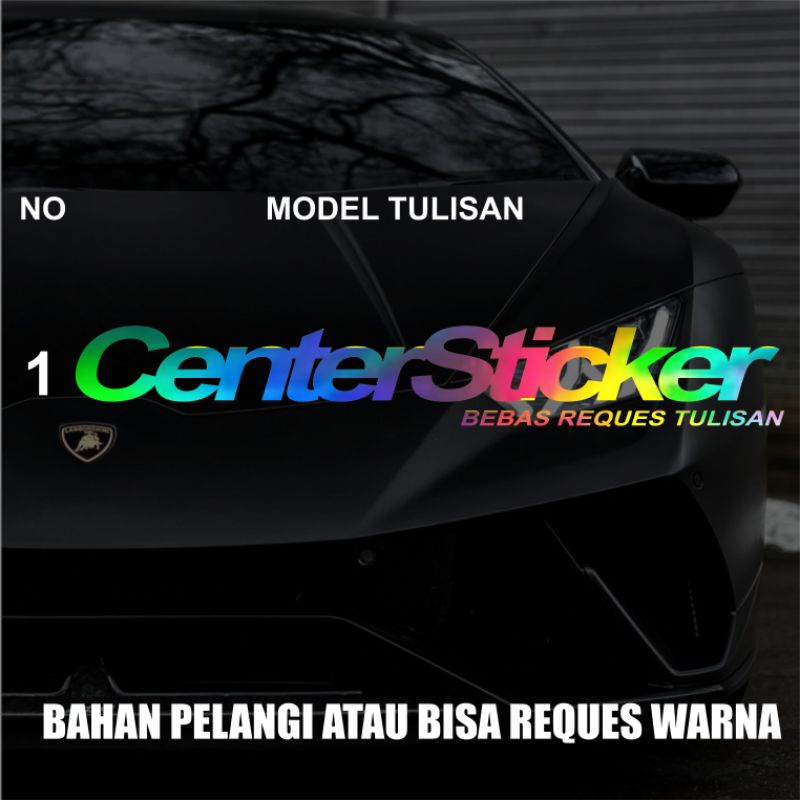 Jual Stiker Kaca Mobil Nama Custom Cutting Sticker Body Dan Kaca Mobil ...
