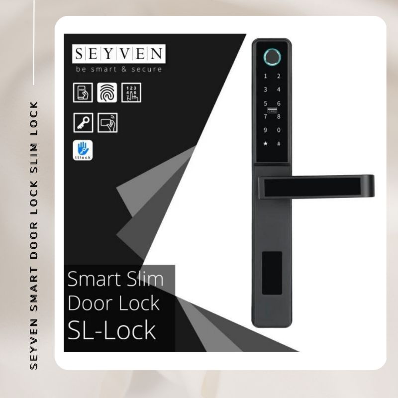 Jual SEYVEN SMART DOOR LOCK SL LOCK | Shopee Indonesia