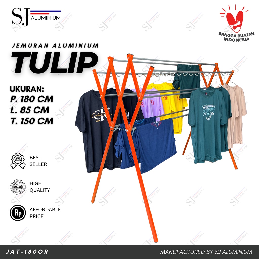 Jual Jemuran Aluminium / Jemuran Baju / Rak Handuk / Jemuran Pakaian ...
