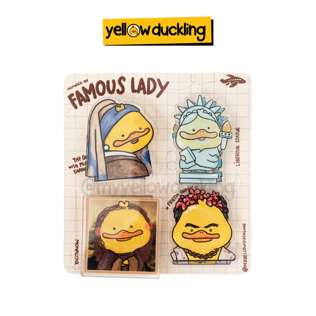Jual ACRYLIC PIN - FAMOUS PEOPLE - TOKOH POPULER - YELLOW DUCKLING MR ...