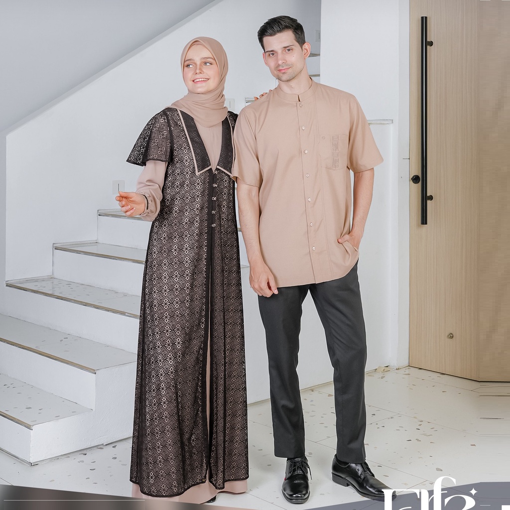 Jual SARIMBIT KELUARGA ETHICA COUPLE 167 IVORY CREAM TERBARU / BAJU ...