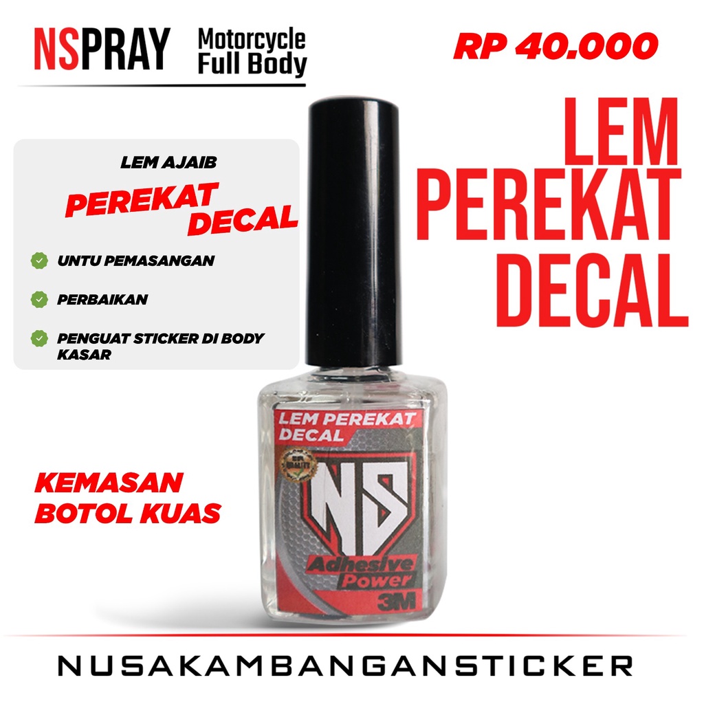 Jual Lem Perekat Decal Sticker | Shopee Indonesia