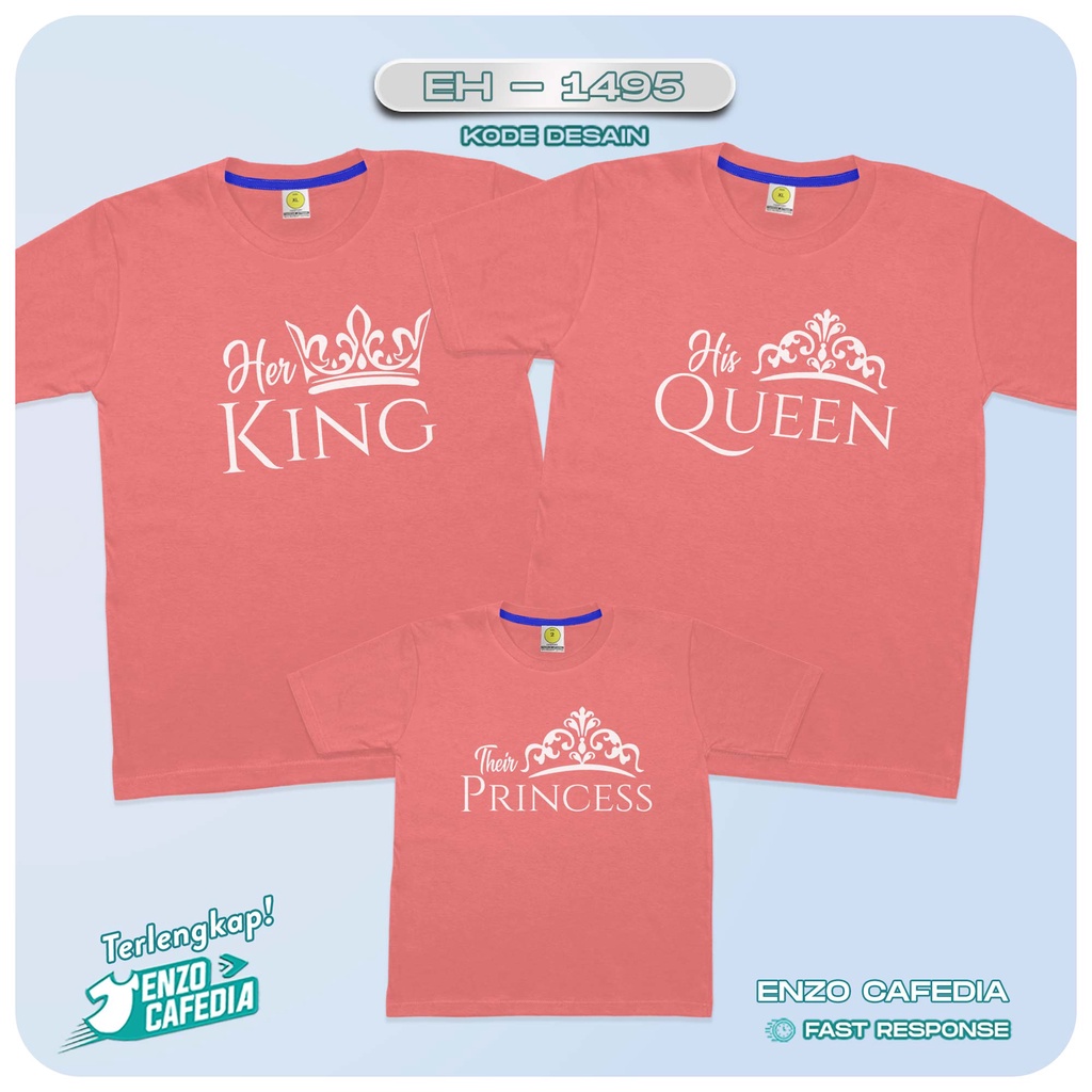 Jual Baju Kaos Couple Keluarga | Kaos Sablon Polyflex Custom Anak ...