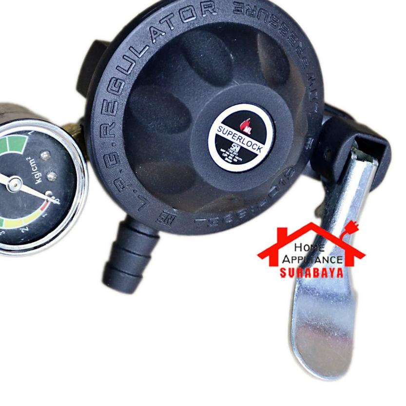 Jual Regulator + Meter Low Pressure Tekanan Rendah Superlock - Super ...