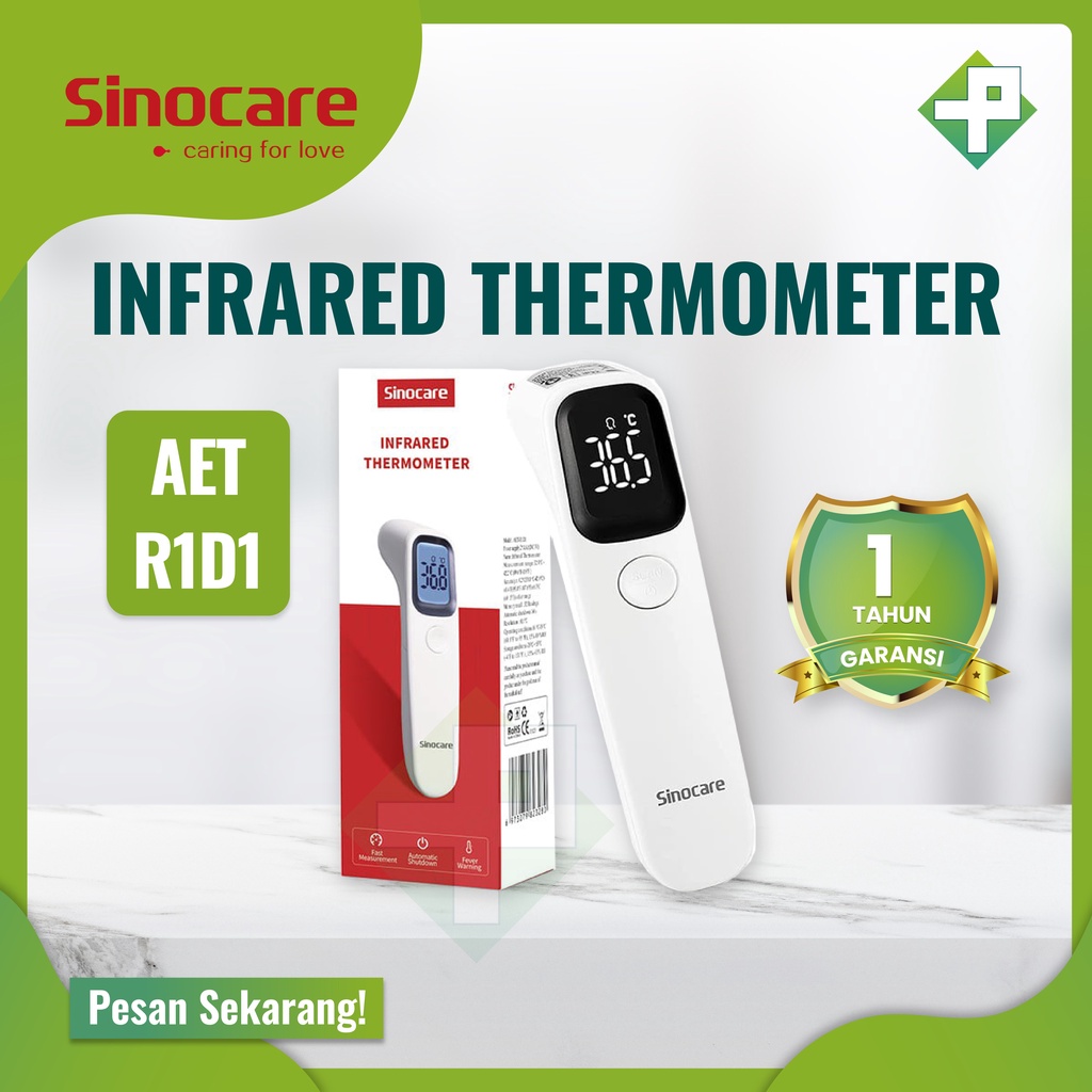 Jual Sinocare Sinoheart Infrared Thermometer AET-R1D1 | Shopee Indonesia